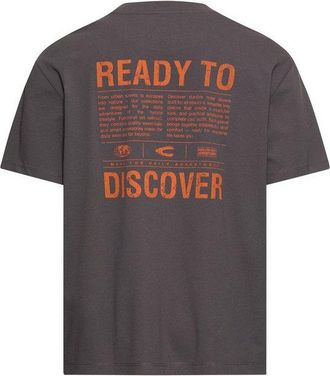 Camel Active Kurzarmshirt Rundhalsshirt mit gro&szlig;em Frontprint
