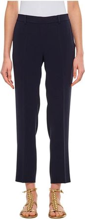 Alberto Biani Femme, Pantalons, Bleu, Taille: 36 FR Cady Pants