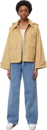 Marc O'Polo Denim Damen 342116370303 Short Cotton Jacket mit Detachable, 734 Simple Pleasures, XS