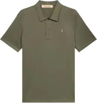 Trussardi Homme, Tops, Vert, Taille: XL Regular Fit Polo-Technical Piquet