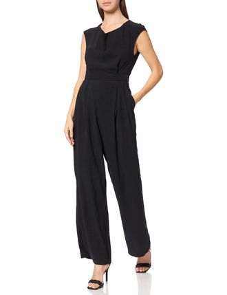 Sisley Sisley Womens Overall 4WVM581A7 Suit Pants, Nero 100, 36