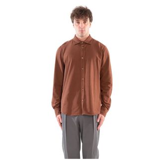 Circolo 1901 Weiches Jersey-Shirt mit Kaschmir-Touch - - Shirts - Herren - Braun - XL