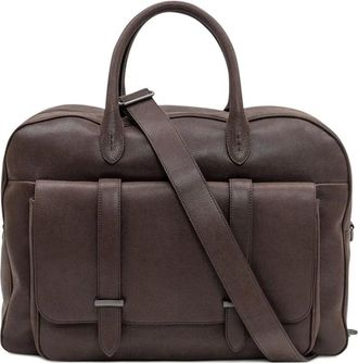 Orciani cabas flap jones - Marron