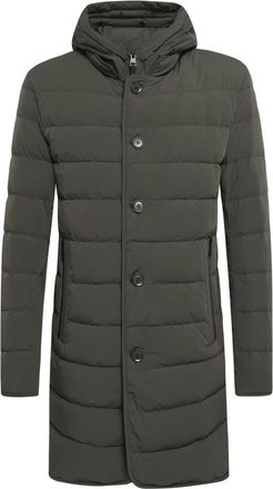 Duno Ultraleichter Daunen-Parka mit heraustrennbarer Blende in