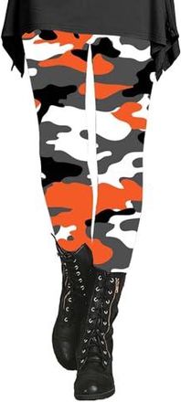 Generic Legging camouflage pour femme - Taille haute - Contr&ocirc;le du ventre - Legging de compression thermique pour lhiver - Collants chauds pour lentra&icirc;nement,
