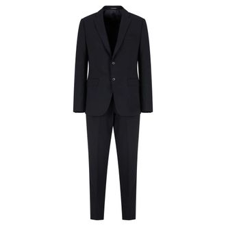 Emporio Armani Single Breasted Suits - - Suits - Herren - Blau - M