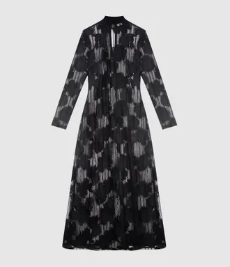 Sams&oslash;e & Sams&oslash;e Robe Longue Salumi Black