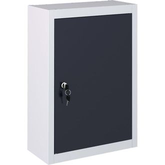 vidaXL Vidaxl - Wand-Werkzeugschrank Industriedesign Metall Grau und Schwarz