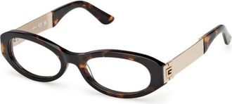 Guess Femme, Accessoires, Brun, Taille: 52 MM Oval Optical Frame