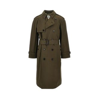 Burberry Cotton long trench coat Man 48