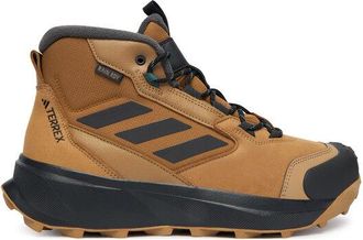 adidas Trekkingschuhe Terrex Winter Leather Mid Cut Rain.Rdy Cold JR5297 Braun