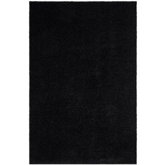 City Sport Tapis à Poils Longs doux SOFTY, Tapis de Salon, Chambre, Couloir (Noir Anthracite - 200x290cm)