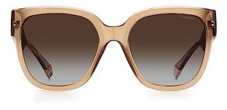 Polaroid Pld 6167/s 10A/LA BEIGE Sunglasses Womens Polycarbonate, Standard, 55