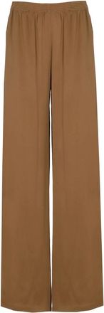 Fabiana Filippi Femme, Pantalons, Brun, Taille: 38 FR Pantalon Large en Viscose