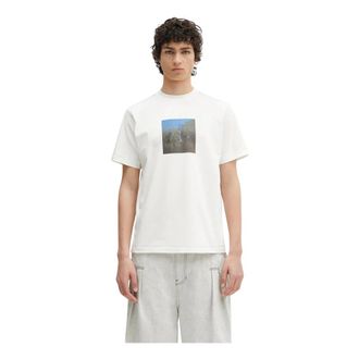Ader Error Baumwoll-T-Shirt - - Tops - Herren - Wei&szlig; - L