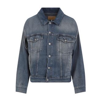 Maison Margiela Blaue Jacke - - Jackets - Damen - Blau - 2XS