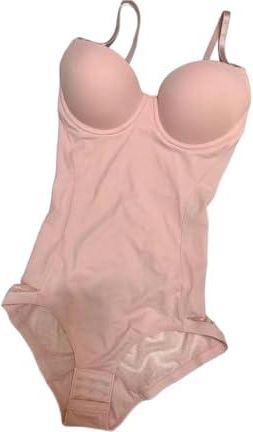 Generic YUJIEBB Body post-partum avec soutien-gorge Edition Sl Dentelle Body aper Sous-v&ecirc;tements Femme Hiver Faion, rose, 3XL