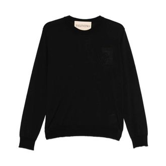 Valentino Herren, Strickwaren, Schwarzk, LGr&ouml;&szlig;e