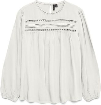 Vero Moda Vmdebbie Ls Pleat Top WVN Ga Noos
