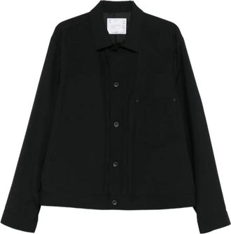 sacai Homme, Vestes, Noir, Taille: M Light Vestes