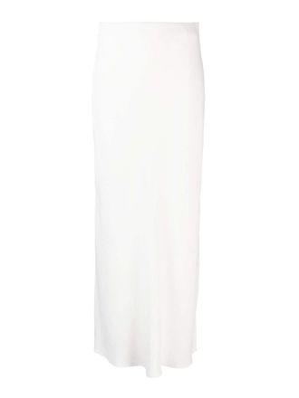 Brunello Cucinelli Jupe Midi - Blanc