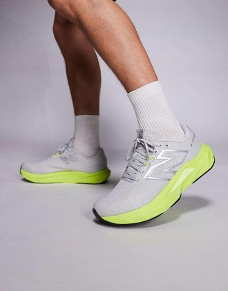 New Balance FuelCell Propel - Baskets de running - Gris et vert fluo