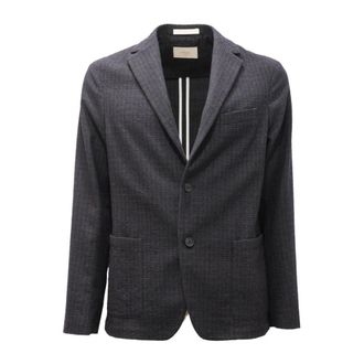 Altea Giacca Alfonso Micro Interno Sfoderato - - Jackets - Herren - Grau - L