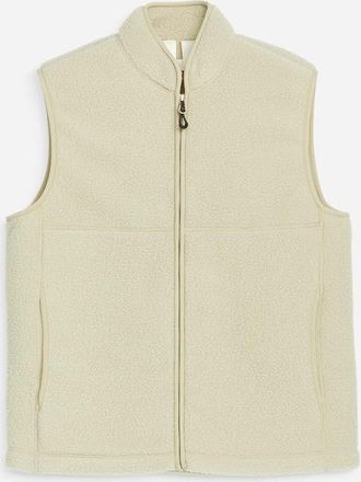 Arket Fleece-Weste Von Active -Beige