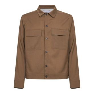 D4.0 Hemdjacke - - Jackets - Herren - Braun - 2XL