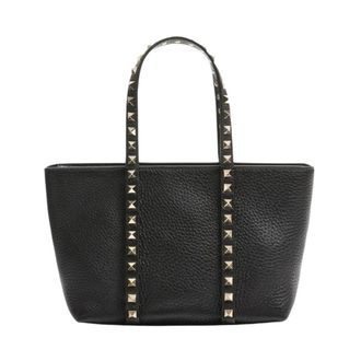 Valentino Garavani Rockstud Mini Tote - - Bags - Damen - Schwarzk - ONE SIZE