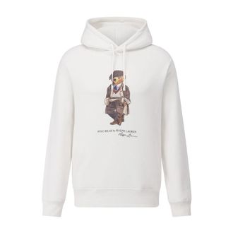 Polo Ralph Lauren B&auml;ren-Print Hoodie - - Sweatshirts & Hoodies - Herren - Wei&szlig; - XL