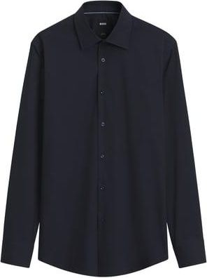 HUGO BOSS Chemise slim en coton m&eacute;lang&eacute;