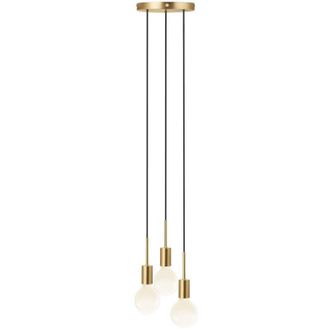 Nordlux Suspension paco 3-Spot Métal Laiton, H.17.3 - IP20 - E27 / Intérieur