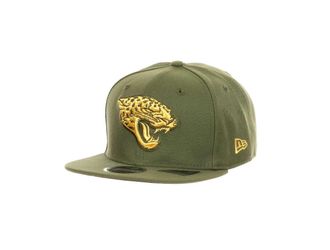 New Era Jacksonville Jaguars NFL Rifle Green 9Fifty Original Fit Snapback Cap - One-Size