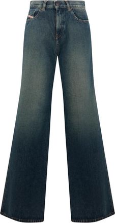 Diesel Femme, Jeans, Bleu, Taille: W26 Jeans Palazzo
