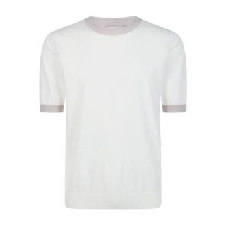 Eleventy Herren, Strickwaren, Wei&szlig;, MGr&ouml;&szlig;e