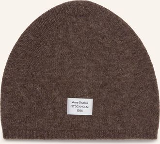 Acne Studios Cashmere-M&uuml;tze braun
