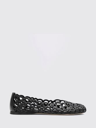 Loewe Ballerines Anagram Petal en nappa avec monogramme ajour&eacute;