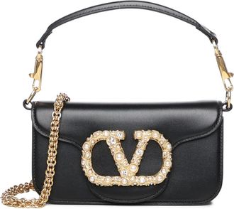 Valentino Garavani Femme, Sacs, Noir, Taille: ONE Size Small Loc&ograve; Shoulder Bag
