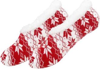 Generic Chaussettes Femme Chaussettes Chaudes Femme Chaussettes Thermiques Femme De Classique Style Chausson Hiver Fourr&eacute;es Chaudes Et Douillettes Parfaites P