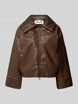 Baum Und Pferdgarten Lederjacke mit Schnallen-Detail Modell BAANI