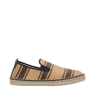 Espadrilles Flache Schuhe in Schwarz und Braun - - Shoes - Herren - Mehrfarbig - 44 EU