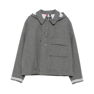 Thom Browne Kapuzenjacke Mariner - - Jackets - Herren - Grau - XL