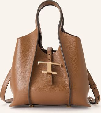 Tod's Tods Shopper T Timeless Small Mit Pouch braun