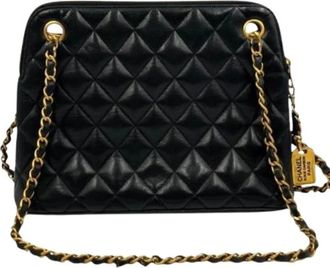 Chanel Sac bandouli&egrave;re Matelass&eacute; Pre-owned - Femme - Pre-owned - Noir - Taille: ONE Size
