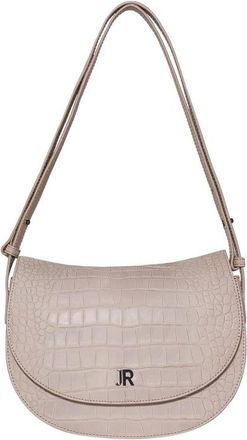 John Richmond Femme, Sacs, Beige, Taille: ONE Size Croc-effect Shoulder Bag