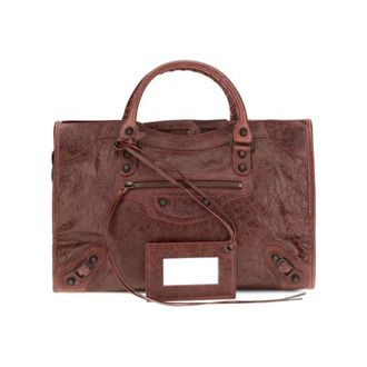Balenciaga Le Cagole Leder Schultertasche - - Bags - Damen - Rot - ONE SIZE