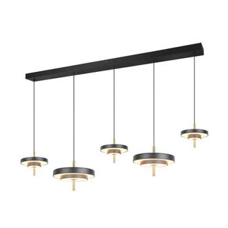 Trio H&auml;ngelampe Pendelleuchte Esszimmerlampe LED H&ouml;henverstellbar dimmbar CCT schwarz