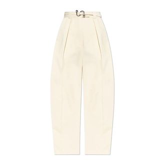 Sportmax Femme, Pantalons, Beige, Taille: 34 FR Idoneo Pantalons