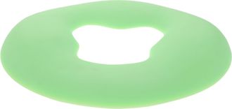Valiclud Silikon Gesichtskissen Rund rutschfest Gr&uuml;n Ergonomische Spa Kopfst&uuml;tze mit Gesichts&ouml;ffnung f&uuml;r Friseurstuhl und Massageliege Abwischbar f&uuml;r Salon und